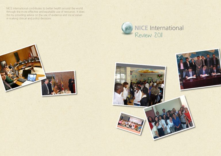 NICE International Review 2009 – 2015 - HITAP